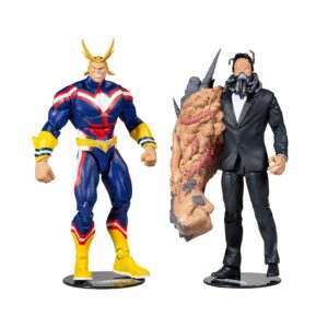 mcfarlane toys - my hero academia all might vs. all for one 7" action figure multipack