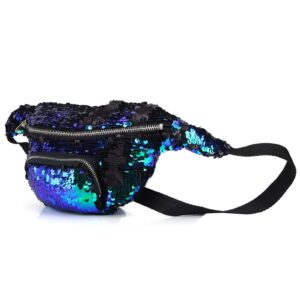 women waist pouch women fashionable sequins fashionable waist bag single shoulder bag