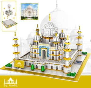 ep exercise n play architecture taj mahal building toy, 2012 pieces castle palace construction building blocks, collectible build and display model - perfect toys gifts for kids and adults