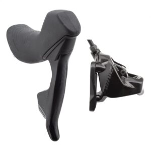 sram rival etap axs hrd shift/brake lever and hydraulic disc caliper - right/rear, flat mount 20mm offset, 1800mm hose, black, d1