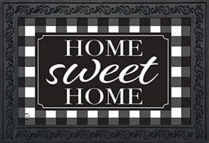 briarwood lane home sweet home checkers spring doormat indoor outdoor 30" x 18"