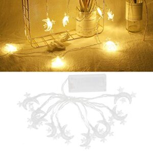 light string, simple and convenient moon star pendant decoration lamp, for home decoration, garden lighting indoor and outdoor