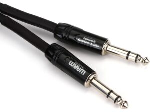 warm audio pro-trs-3' pro series trs to trs cable - 3-foot