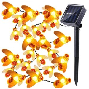 flystoo solar lights string outdoor string lights solar string lights outdoor garden patio lights for outdoor home garden summer wedding party (emitting color : white, style : 10m 50leds)