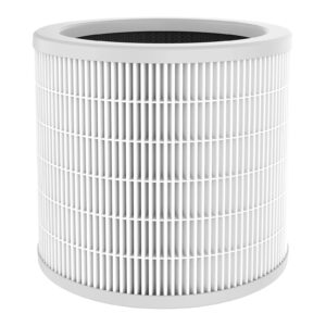 queenty true hepa filter - replacement air purifier filter for queenty f008&f007 air purifier (filter)