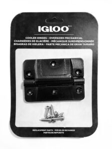 igloo cooler oversized mechanical hinge for 150-165 qt coolers, black (1 hinge)