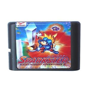 kruti sparkster rocketknight adventures 2 16 bit md game card for sega mega drive for genesis