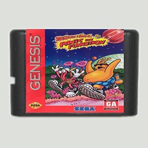 kruti toejam & earl in panic on funcotron ntsc-usa 16 bit md game card for sega mega drive for genesis