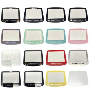 glass screen lens panel case cover protector part for nintendo game boy advance gba (lake blue)