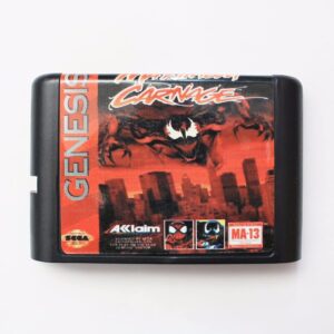 spire spider-man and venom - maximum carnage 16 bit sega md game card for sega mega drive for genesis