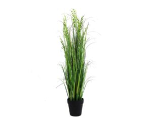 gepls 37.5"/90cm faux wheat grass faux plant onion grass home decor plants green shrubs plastic plant for home house office table bathroom indoor outdoor decor bohemian decor (green)