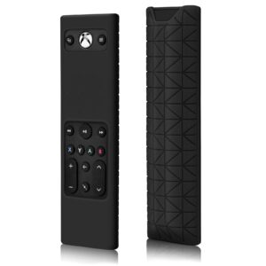 evahom silicone case for pdp gaming multipurpose media remote control: xbox series x,s/xbox one/xbox,anti-slip shockproof waterproof remote cover for pdp xbox one,protective sleeve black