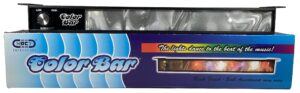 colorbar - 16 1/2 inches-black/sound activated & sensitivity controlled/vintage car accessory/lowrider, muscle car, trucks.