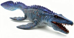 gemini&genius dinosaur toy, mosasaurus action figure, reptile animal toy, great gift, collection, cake topper, role-play, storytelling prop, party supplie, room decor for kids