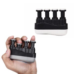 5 pounds piano hand grip finger trainer black adjustable finger power device training grip strengthener hand exerciser for adult