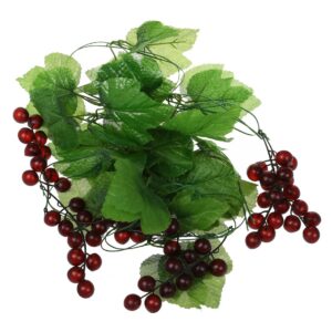 yhjic 2x artificial grape vine garland fruit garden decoration