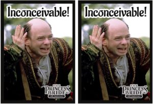 100 legion supplies princess bride inconceivable deck protector sleeves