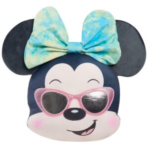 disney street beach 13.5-inch character head plush minnie mouse