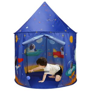 spaceship rocket indoor kids play tent for boys and girls (rocket ship)