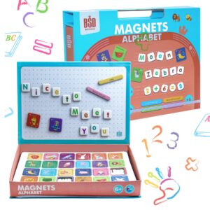 161pcs magnetic letters numbers foam magnets funny alphabet magnets for fridge baby magnets with zoo and farm animals educational toy with magnet board spelling learning preschool toy