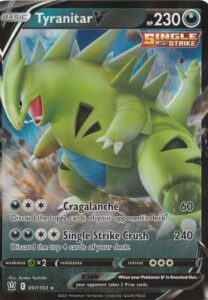 tyranitar v - 097/163 - ultra rare