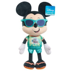 disney street beach large plush mickey mouse, 17-inch stuffed animal