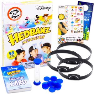 disney hedbanz headrush game bundle disney headbanz headrush ready to roll game disney board games for kids families disney card games party supplies hedbanz disney game for kids