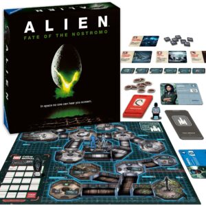 ravensburger alien: fate of the nostromo board game for ages 10 & up – a cooperative strategy game of suspense