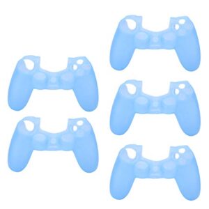 protective case cover soft texture non‑slip for ps4 game machine(blue)