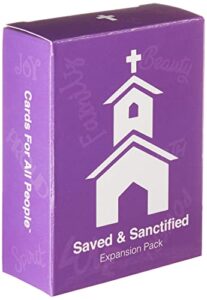 black card revoked: saved & sanctified expansion pack | celebrate the unique experience of the black church with this card game | fun for the entire family | enjoy at your next event