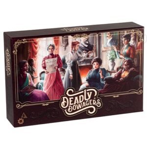 sparkworks games - deadly dowagers - a 2-6 player card game of marriage, murder, and money