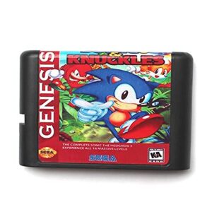 spire sonic 3 & knuckles 16 bit md game card for sega mega drive for genesis (ntsc-u) (ntsc-u)