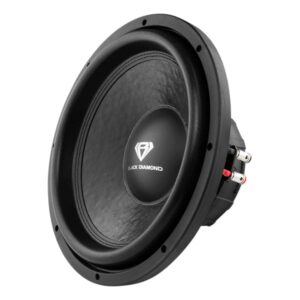 black diamond dia-12d4 car subwoofer 12" 500w max power, 250w rms, dual 4 ohms, dvc (1 speaker)