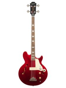 epiphone jack casady signature bass guitar sparkling burgundy