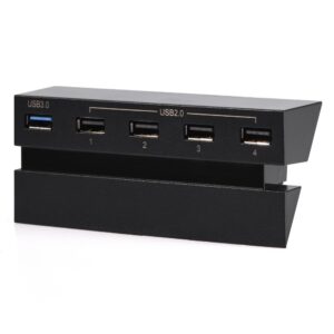 usb hub 5-port portable wear-resisting compatible with game console