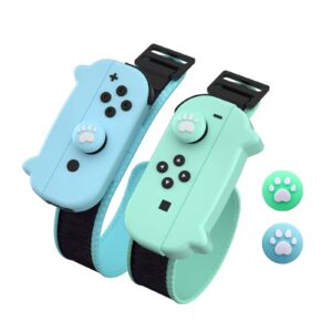 nananino switch wrist bands, cute and comfortable wristbands for just dance 2024 nintendo switch, switch joy con wrist bands for switch boxing games