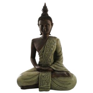 buddha statues, resin zen buddha figurines indoor, meditating buddha statue decor, home decorations, spiritual living room decor collectibles, office ornament gift