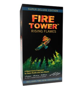 fire tower rising flames board game expansion (deluxe expansion with 2 mini expansions): fight fire with fire (base game required)