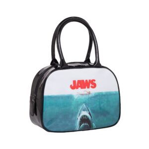 rock rebel jaws bowler bag official movie poster art women's handbag