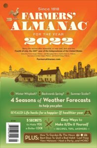 farmers' almanac 2022