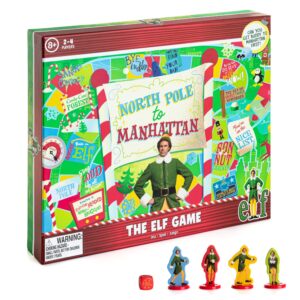 paladone buddy the elf game - 2-4 players - ages 8+ - christmas board game officially licensed elf movie merchandise