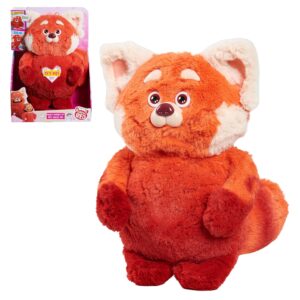 disney and pixar turning red many moods of red panda mei animated talking 12-inch feature plush, officially licensed kids toys for ages 3 up, christmas gifts and presents