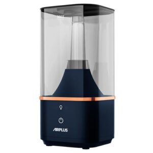 airplus humidifier, powerful humidifier for bedroom lasting up to 60 hours, top-refilling cool mist humidifier for home with a water tank of 5l