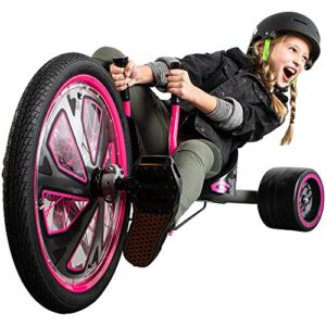 huffy green machine 20” drift trike for kids, pink