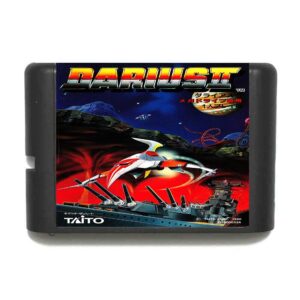 classicgame darius ii 16 bit md game card for sega mega drive for genesis (black)