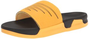 new balance men's zare v1 slide sandal, lead/orca/light aluminum, 9