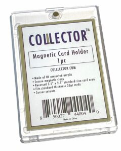 magnetic trading card holders by colllector brand