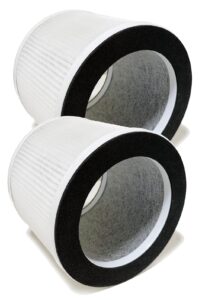 nispira true hepa filter replacement compatible with rigoglioso air purifier gl-2109 gl2109. 2 packs