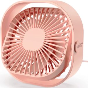 missue usb desk fan, small personal table fan with 3 speeds, mini portable usb powered cooling fan for home, office, indoor and outdoor