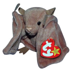 ty beanie baby batty the bat brown 8 inch plush toy retired collectible